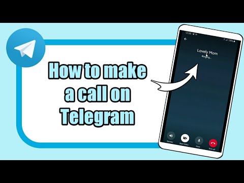 How to make a call on Telegram using phone - YouTube