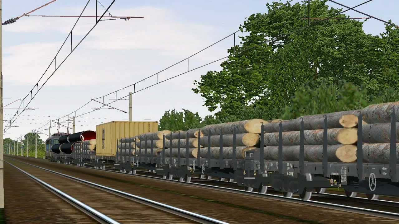 MSTS H-MÁVTR V43 1153 Vegyes Tehervonat - YouTube