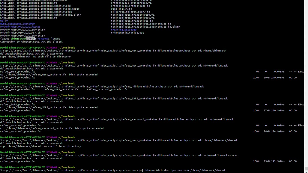 Orthofinder tutorial p1 - YouTube