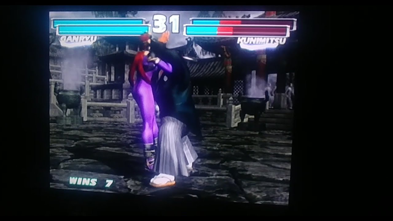 Tekken Tag Tournament Ganryu Chokeslam Throw on Kunimitsu 3 Ryona - YouTube