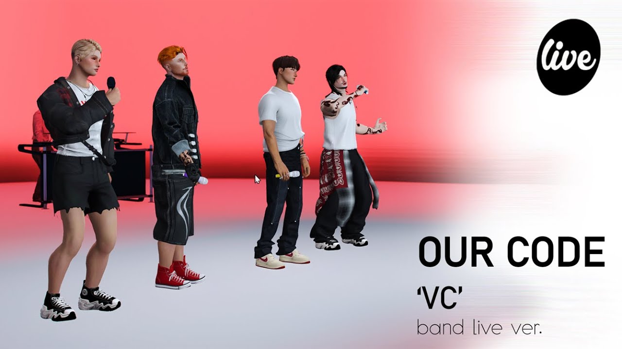 [4K] OURCODE - “VC” Band LIVE Concert [it’s Live] show de musica ao ...