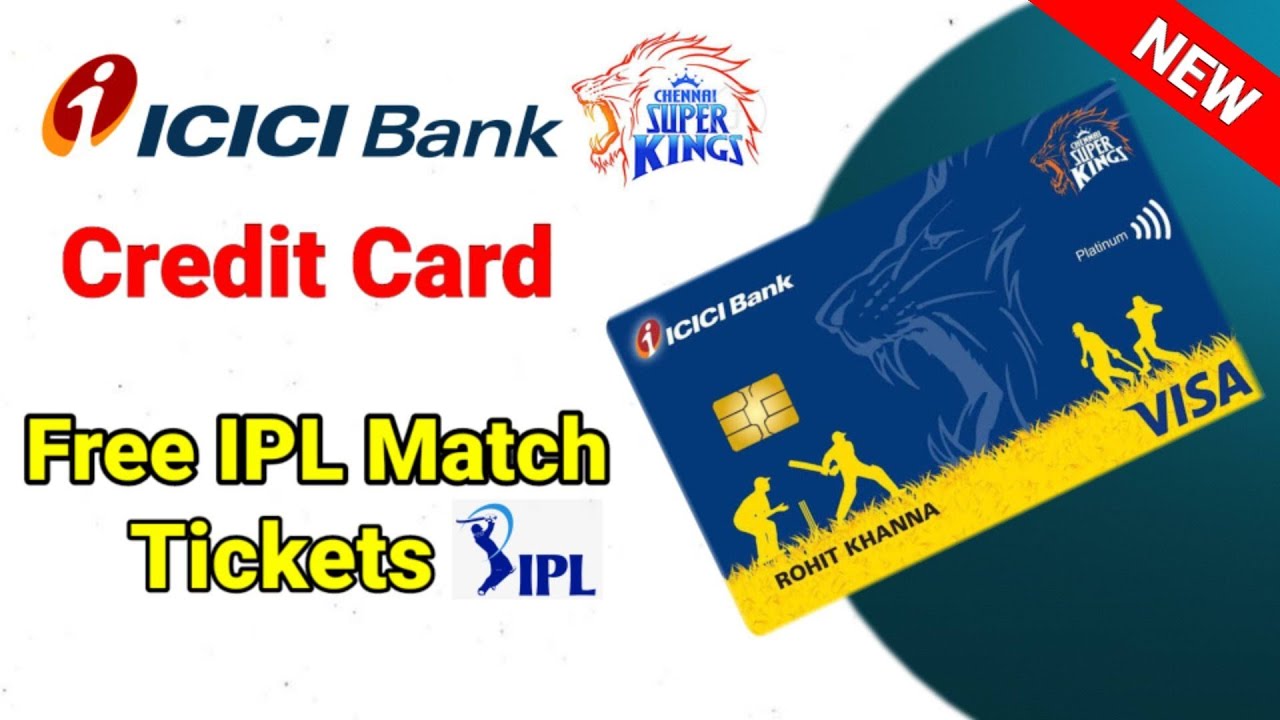 ICICI CSK Credit Card Launched | Free Match Tickets | First Cricket ...