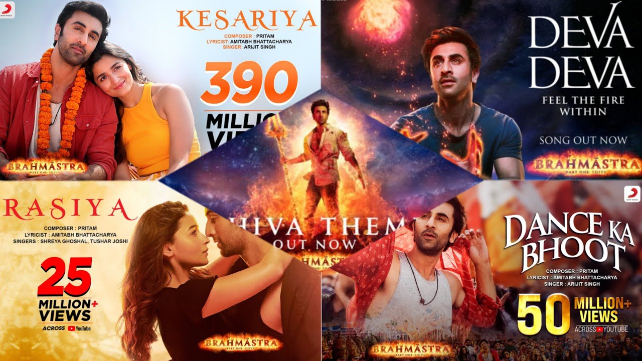 🤩Brahmastra Movie All Songs🤩Arijit singh Best Song 2022🥰Brahmastra🌹 ...
