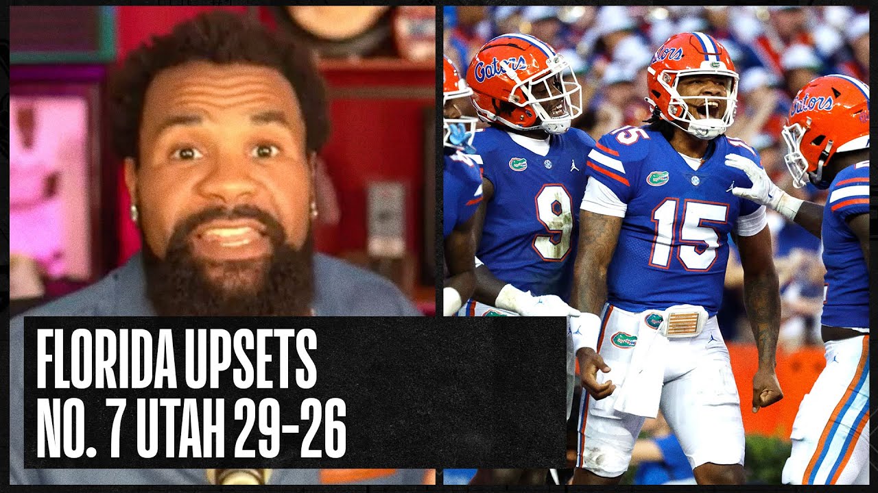 Florida upsets No. 7 Utah 29-26 | Number One College Football Show ...