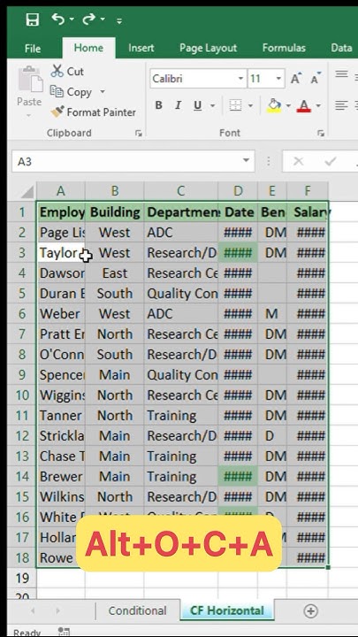 Fix Column width very fast in excel #excel #exceltips #exceltricks - YouTube