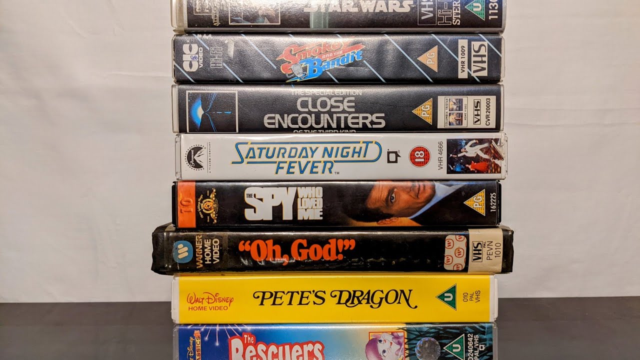 Top 15 Movies of 1977 VHS Tape Collection 🎬🎥📺📼 - YouTube