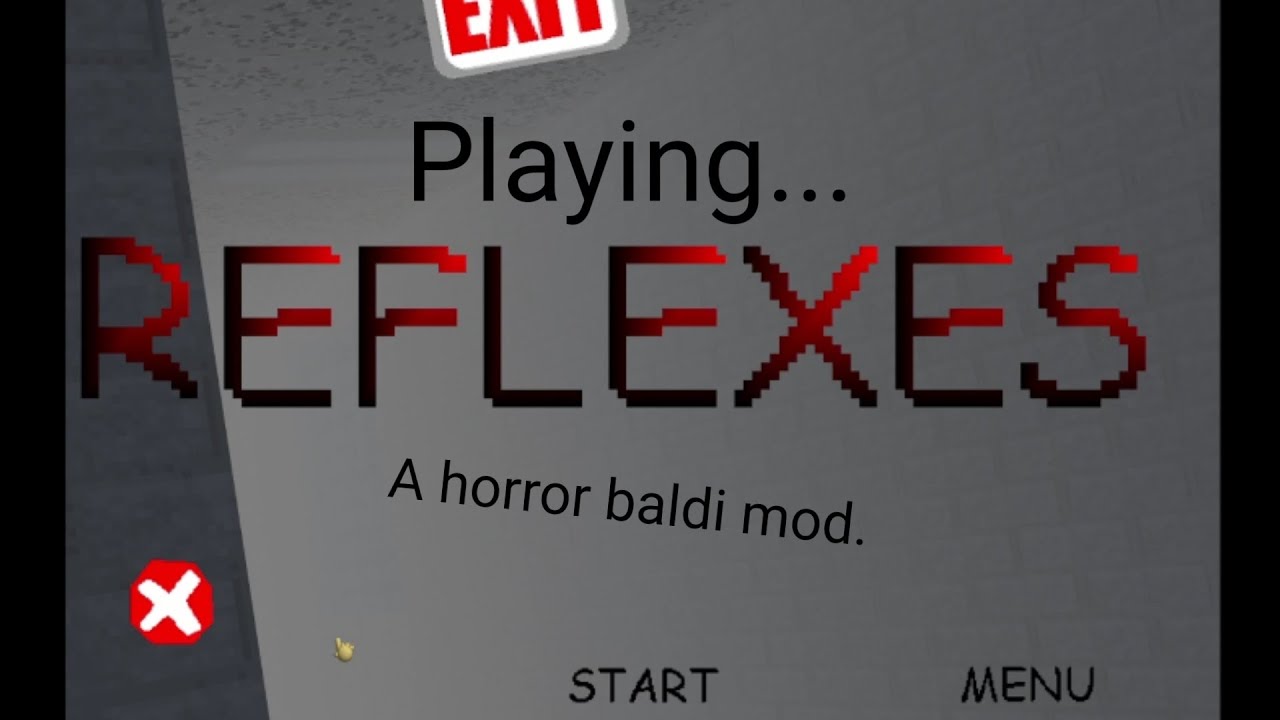 REFLEX Is so scary. A horror baldi's basics mod - YouTube