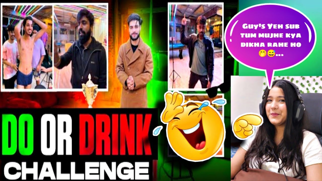 Dobby Reaction On DO OR DRINK CHALLENGE with GodLike Esports 🤣😘... # ...