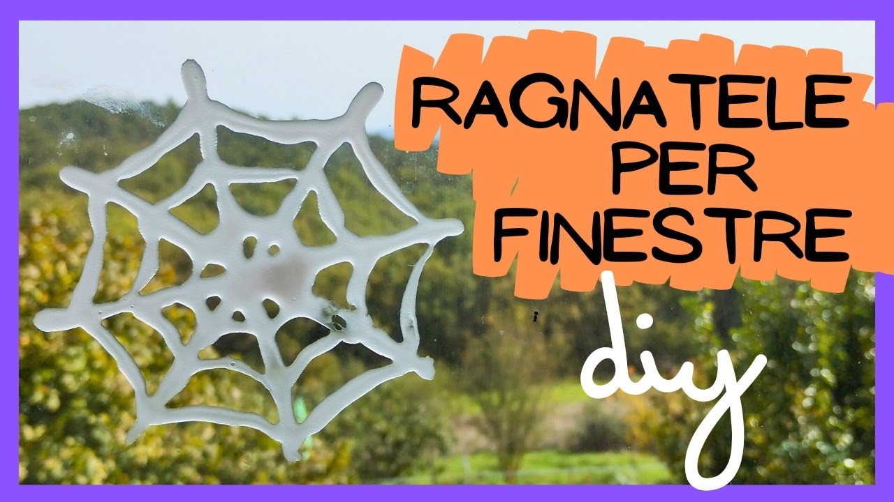 Come creare con il vinavil delle ragnatele decorazioni di Halloween da ...