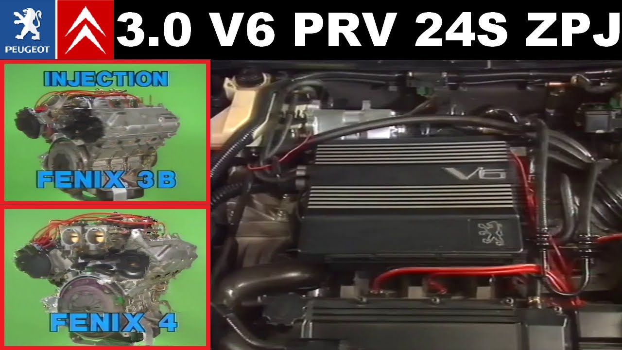 L'injection Fenix 3B et 4 du moteur V6 PRV PSA Peugeot Citroën (605 V6 ...