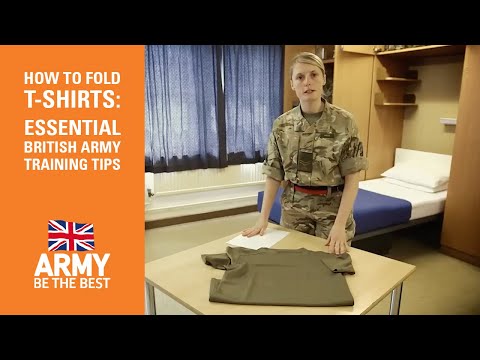 How to Fold T-Shirts: Essential British Army Training Tips