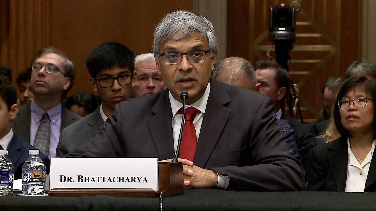 Dr. Jay Bhattacharya Delivers Opening Remarks At Confirmation Hearing ...