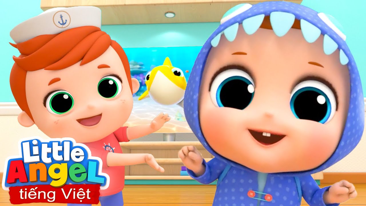 Vũ Điệu Baby Shark | Hoạt Hình Thiếu Nhi | Little Angel Tiếng Việt ...