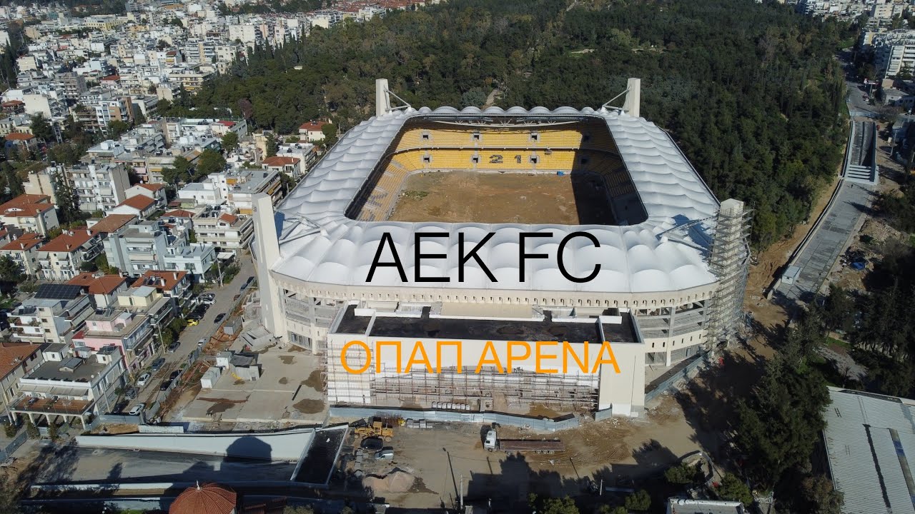 ΓΗΠΕΔΟ ΑΕΚ (DRONE 4K) 24/12/2021 - YouTube
