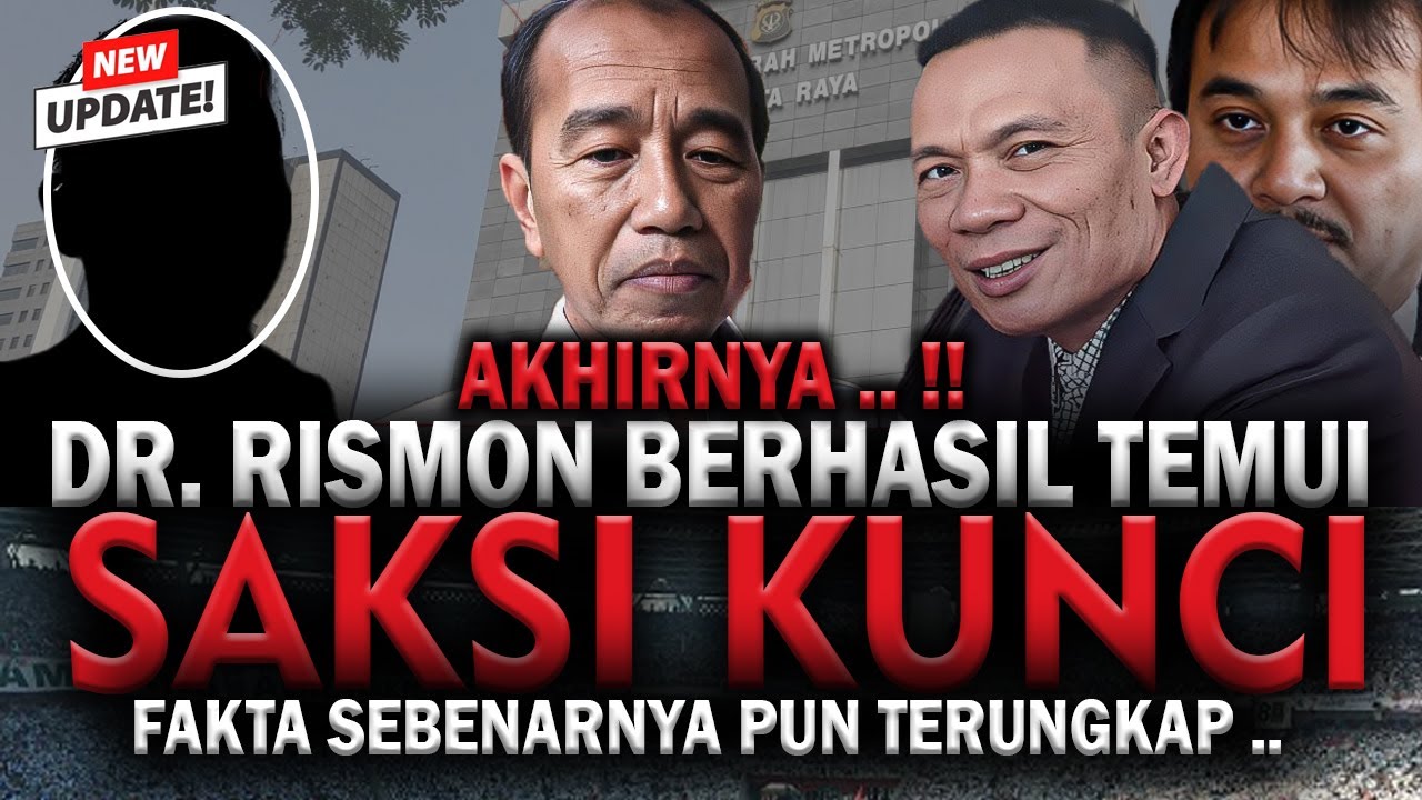 🔴AKHIRNYA!! DR.RISMON BERHASIL UNGKAP INI?! TDK NYANGKA, TERNYATA INI ...