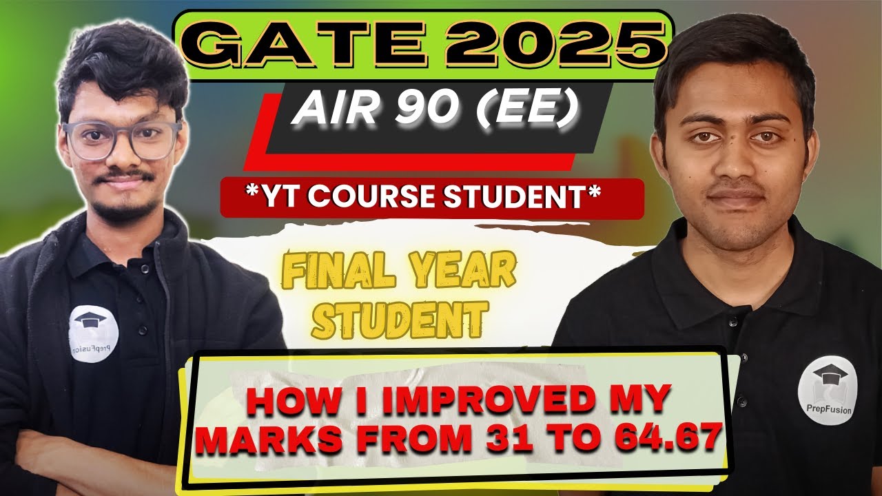 Interview with GATE Ranker || Anirban || AIR 90 || PrepFusion - YouTube