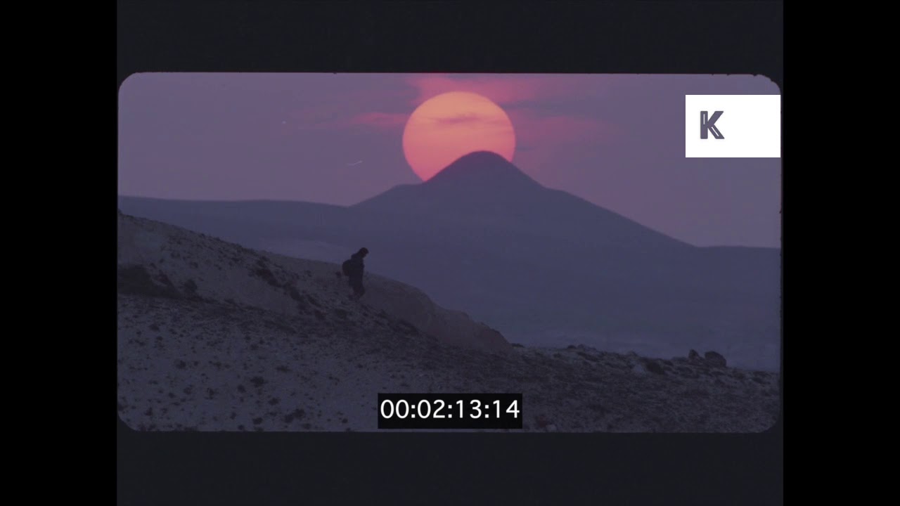 1980s, 1990s Sunset over Desert, 35mm - YouTube