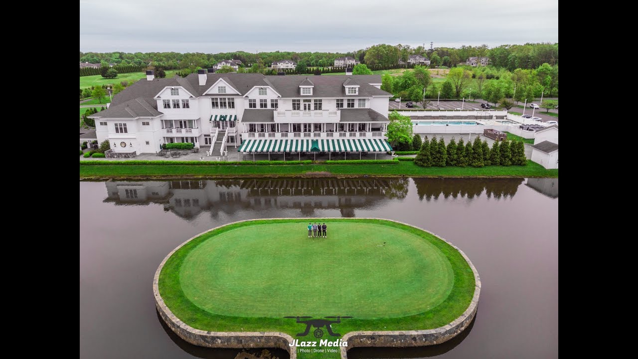 Trump National Colts Neck Drone Flyover - YouTube