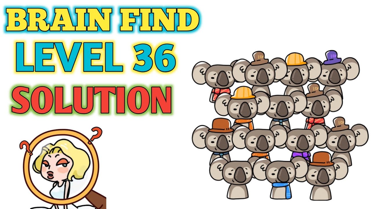 Brain find game level 36 - YouTube