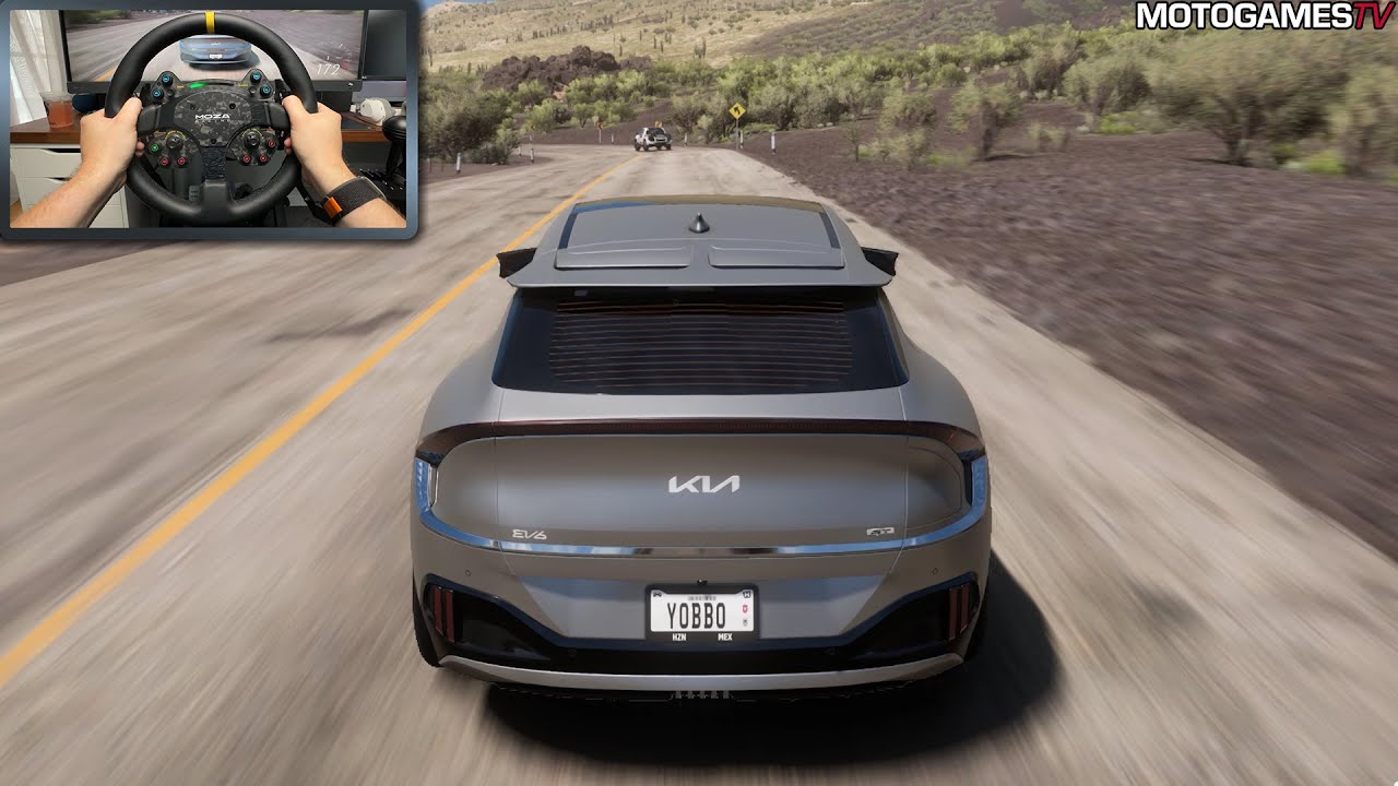 Forza Horizon 5 - 2023 KIA EV6 GT | Moza DD R9 Gameplay - YouTube