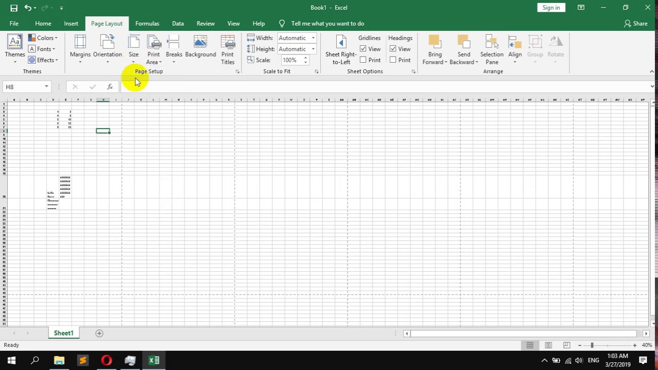 How To Change Page Size In Microsoft Excel YouTube How To Change Page Size In Microsoft Excel YouTube
