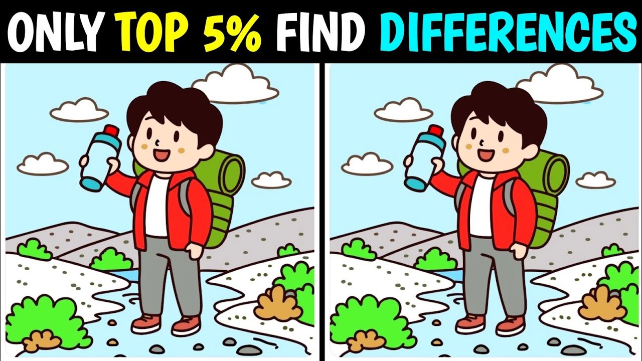 Spot The 3 Differences | Very Hard Challenge | Find The difference ...