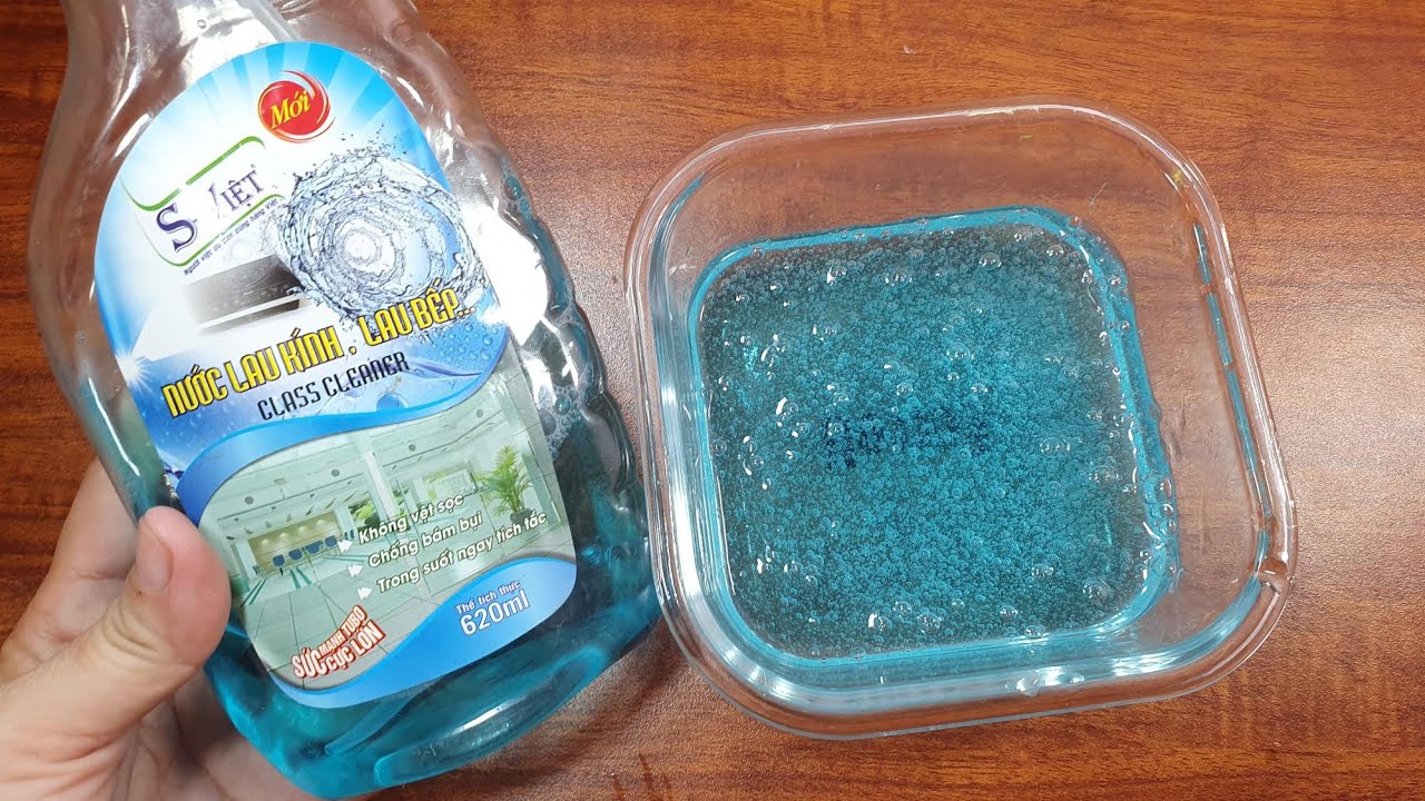 Cleaner Water Slime No Glue, DIY Slat Slime Cleaner Water - YouTube
