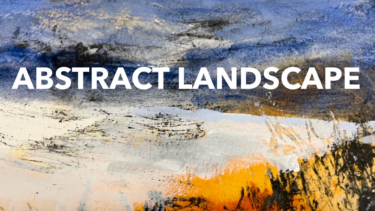 LOOSE Acrylic Landscape Painting Tutorial - Beginner Friendly - YouTube