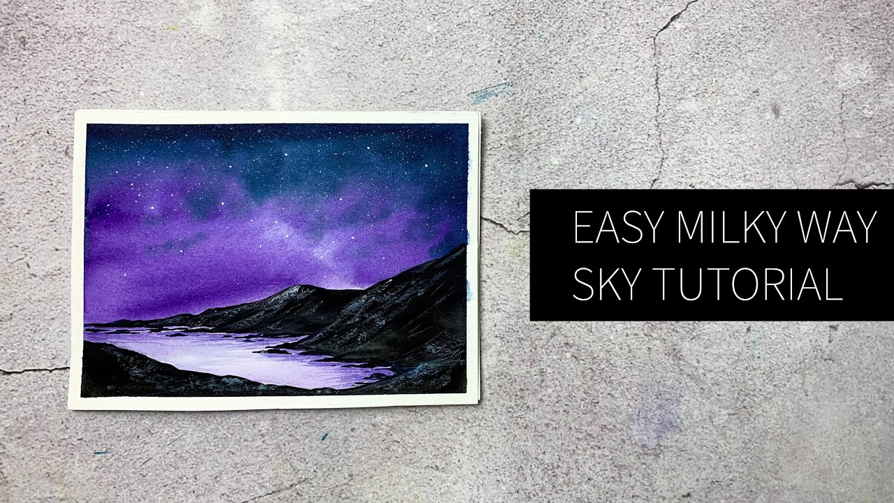 Easy Milky way Sky for Beginners in Realtime with Voiceover - YouTube