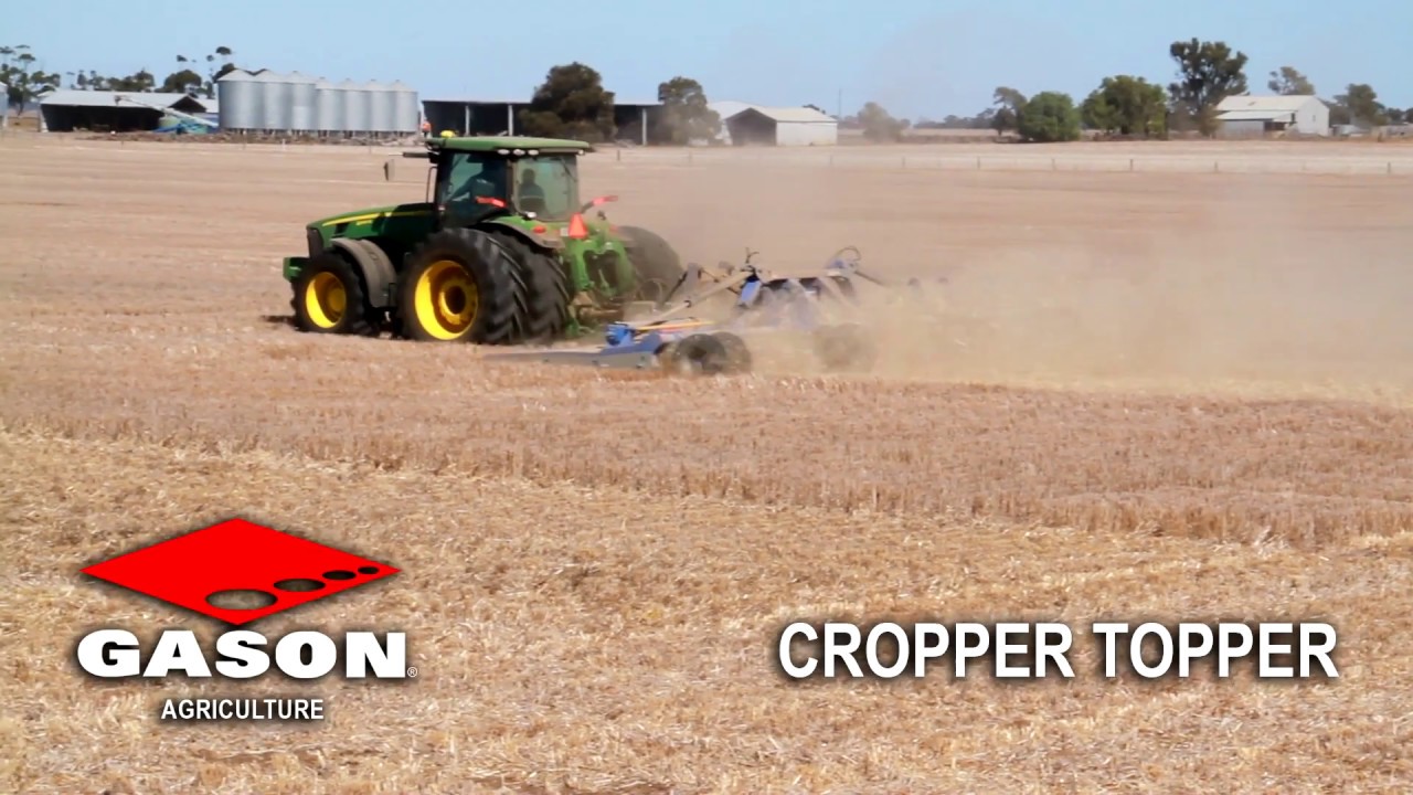 Gason Agriculture - Cropper Topper - YouTube