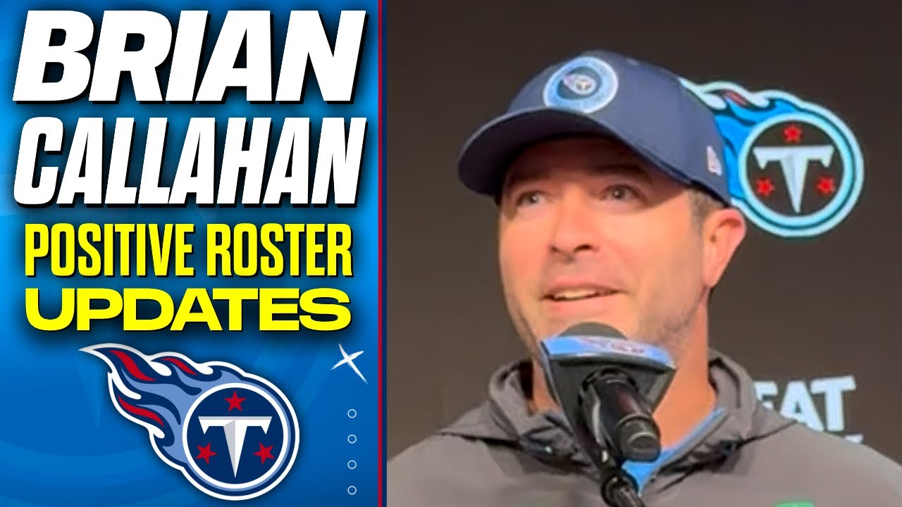 Titans HC Brian Callahan talks offseason leadership; JC Latham weight ...