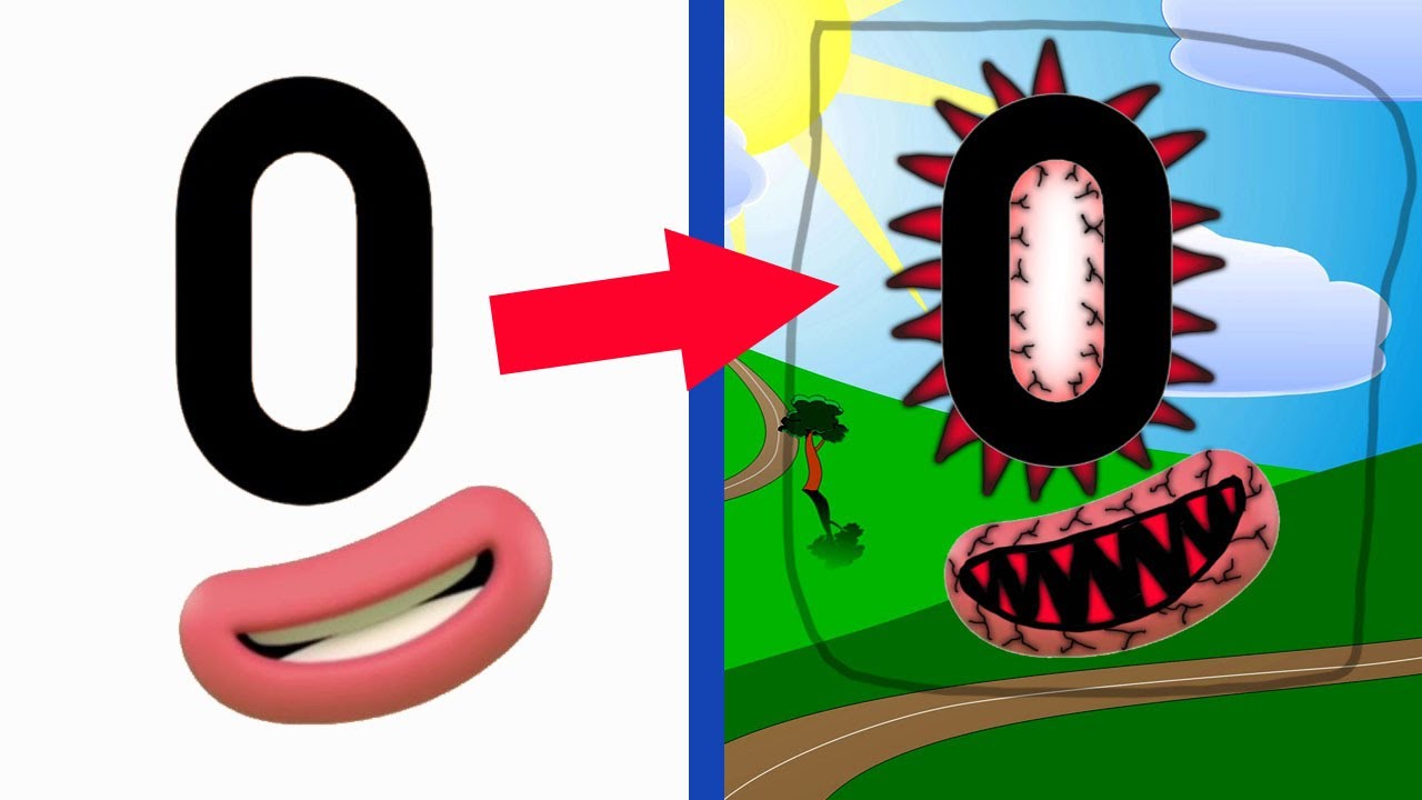 Amazing!!! Numberblocks ZERO as Horror 😂😂😂 - YouTube