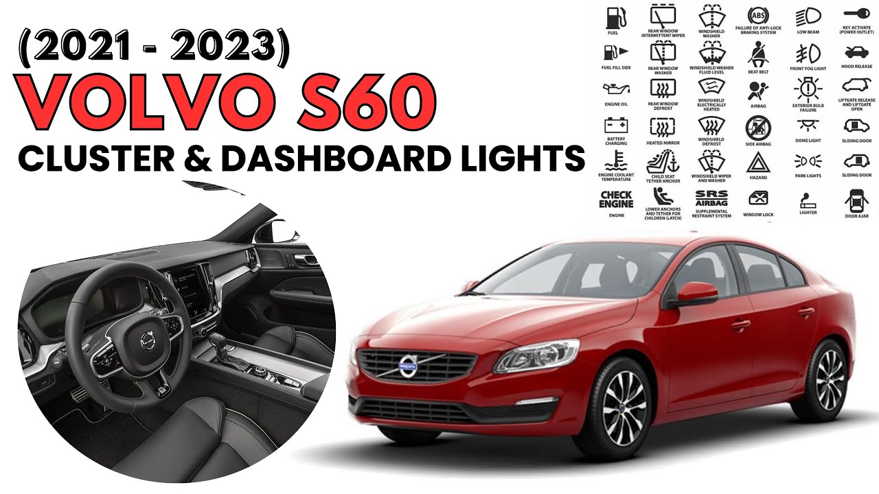 Volvo S60 (2021 to 2023) Cluster Display & Dashboard Warning Lights ...