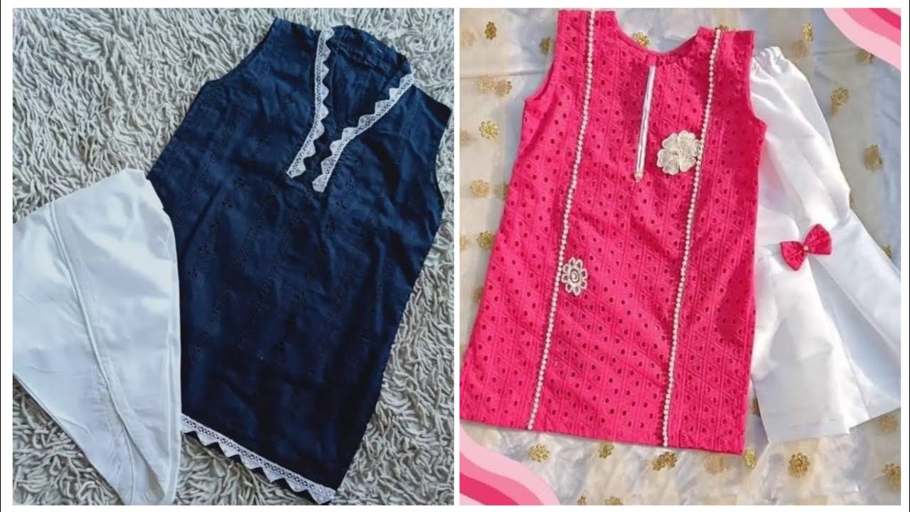 Simple elegant baby girl's dresses designing ideas #fashion # ...