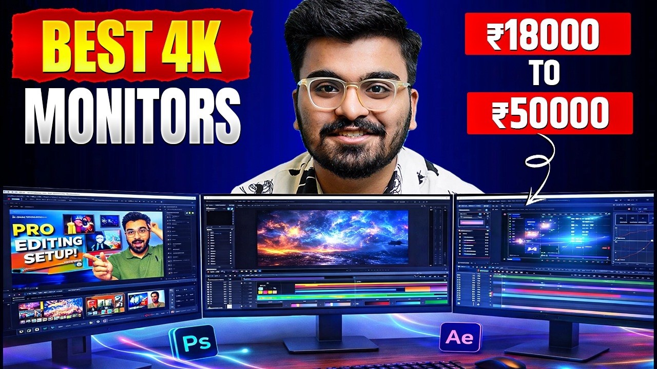 Best 4K Monitor For Video Editing Under 15,000 To 50,000! Best 4K Video ...