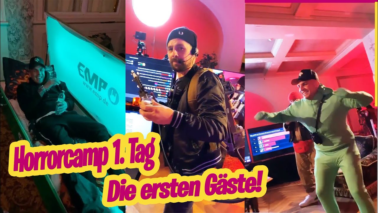 KNOSSI Horrorcamp 1. Tag - Die ersten Gäste! | Knossi-Stories | - YouTube