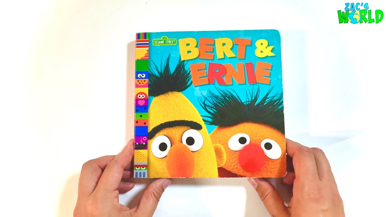 Bert & Ernie Sesame Street Board Book | Read out loud | Learn to read ...