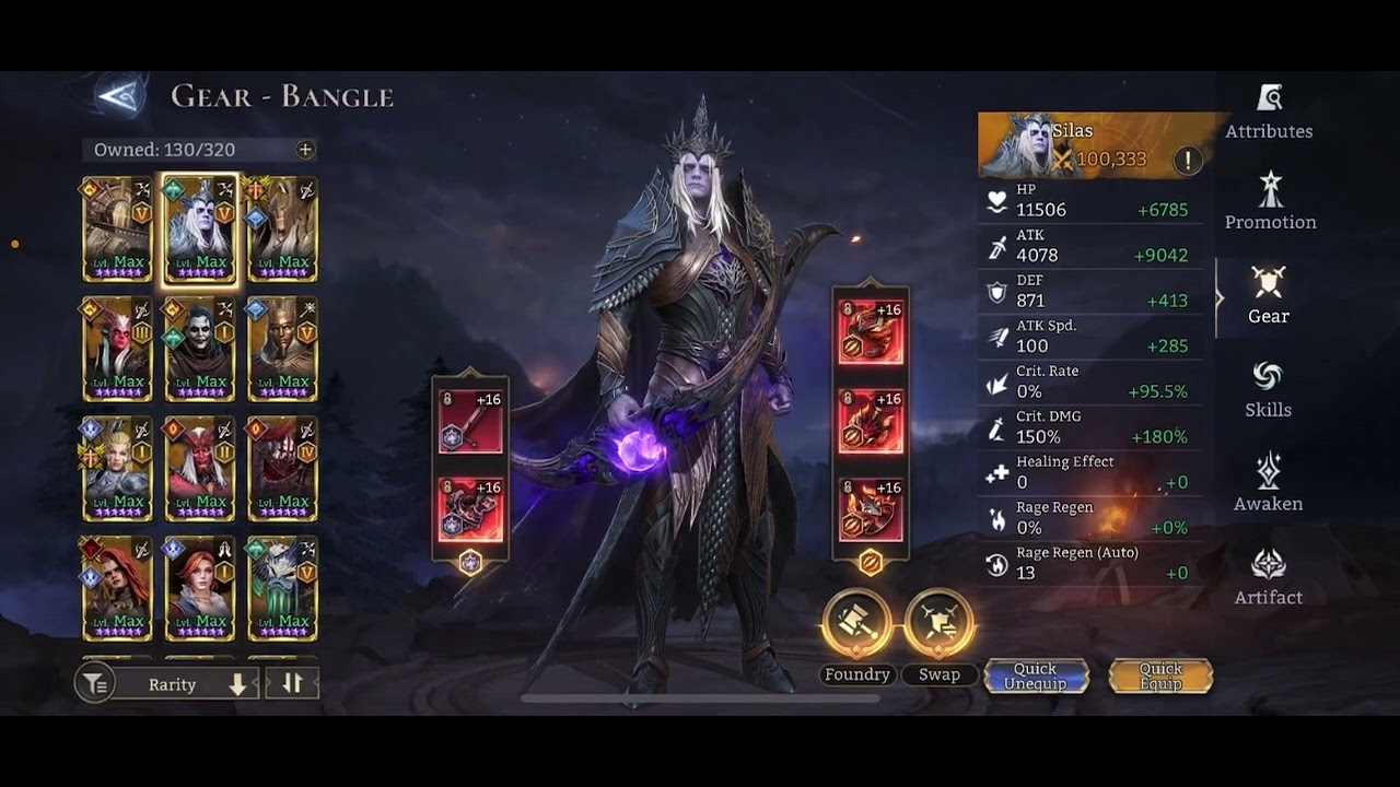 Silas!!! My favourite hero on the game. Watcher of Realms - YouTube