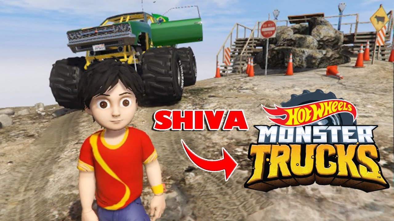 SHIVA JELAJAH GUNUNG DENGAN MONSTER TRUCK - SHIVA GTA 5 - YouTube