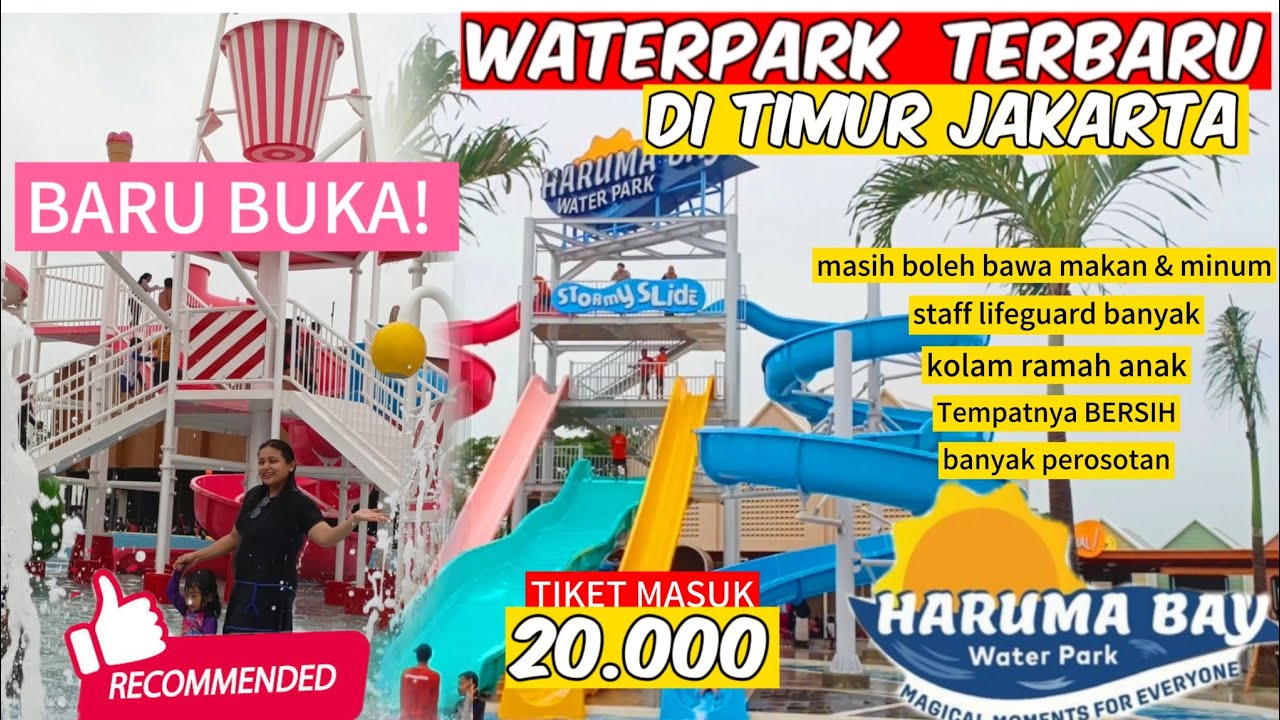 REVIEW LENGKAP TERBARU‼️ HARUMA BAY WATERPAK | GRAND DUTA CITY | REVIEW ...