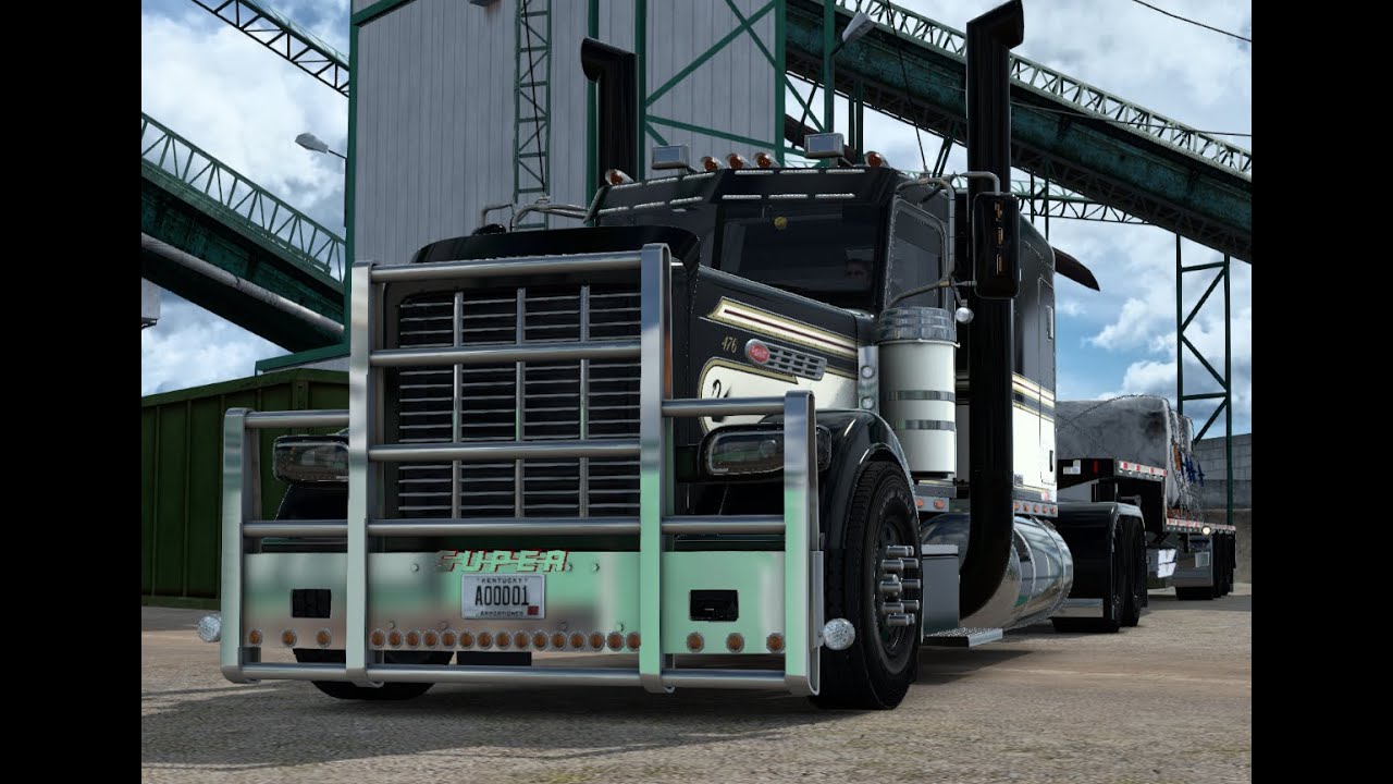 Jon Ruda 389 - B4RT Stepdeck_Marble Block Haulin (ATS Mods) - YouTube