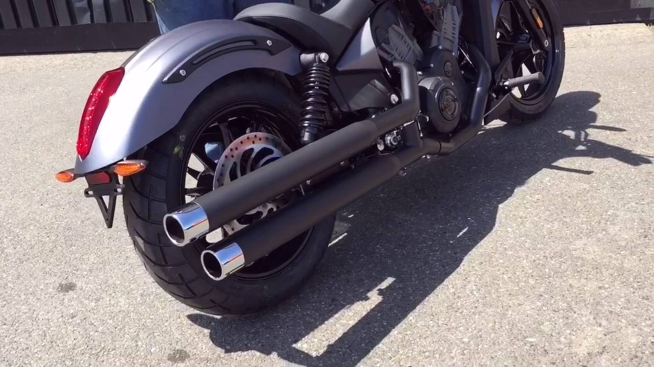 Victory Octane with RPW USA "SOL" mufflers - sound clip - YouTube