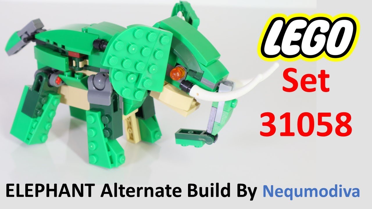 Lego - Elephant Speed Build | MOC by Nequmodiva | 31058 Alternate Build ...