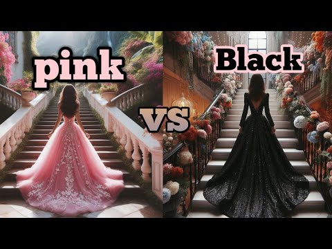 Pink vs black |choose your gift |choice |fashion| kinza zia collection ...