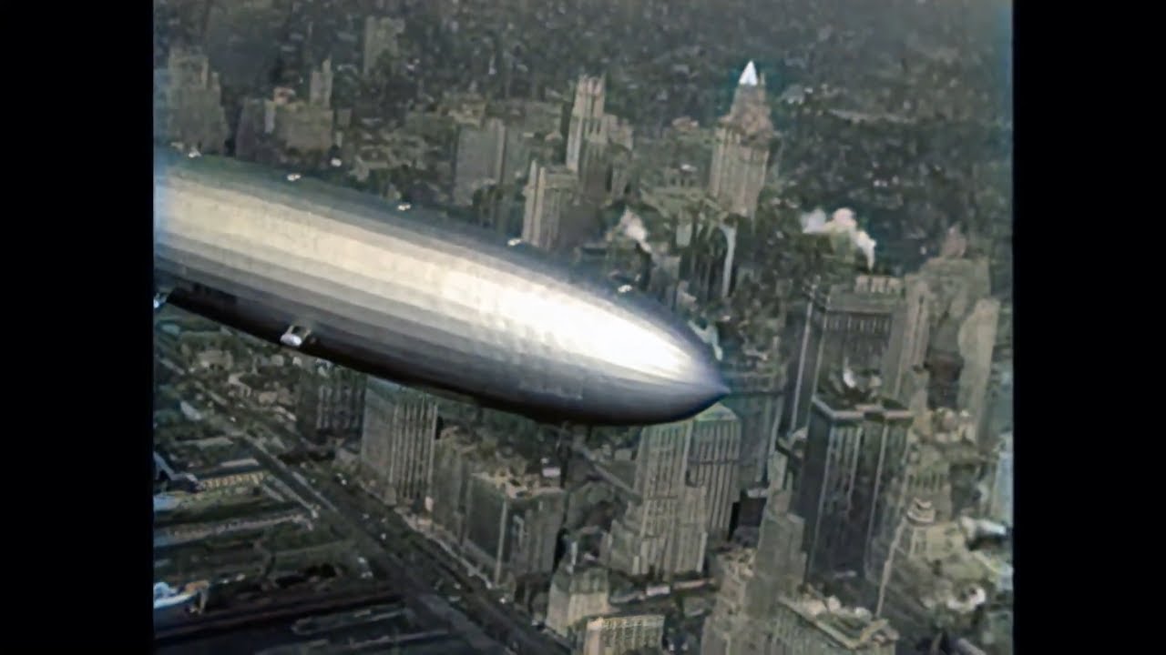 Hindenburg airship Disaster (1937) (Colorized, HD) - YouTube