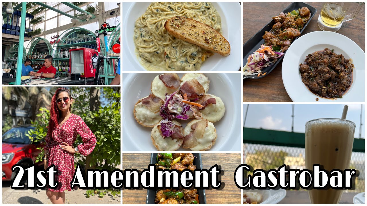 21st Amendment Gastrobar, Indiranagar 🍱 | Bangalore pubs & bars - YouTube