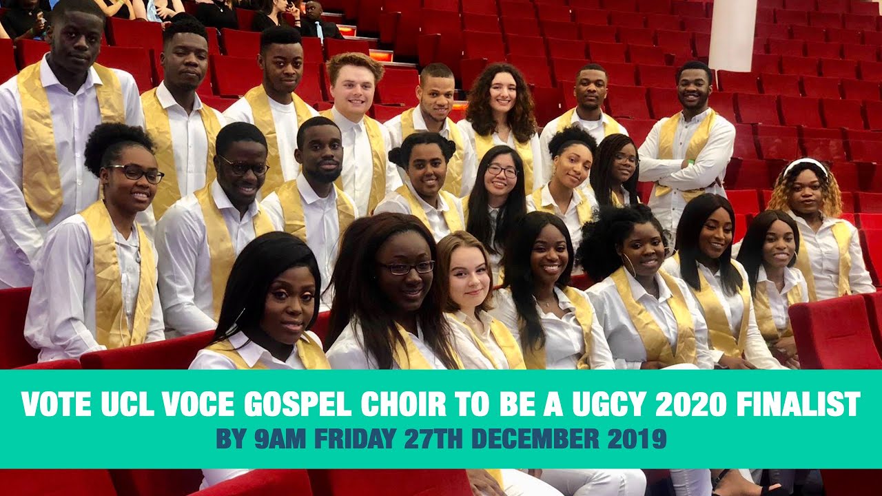 Vote UCL VOCE Gospel Choir to be a UGCY 2020 finalist - YouTube