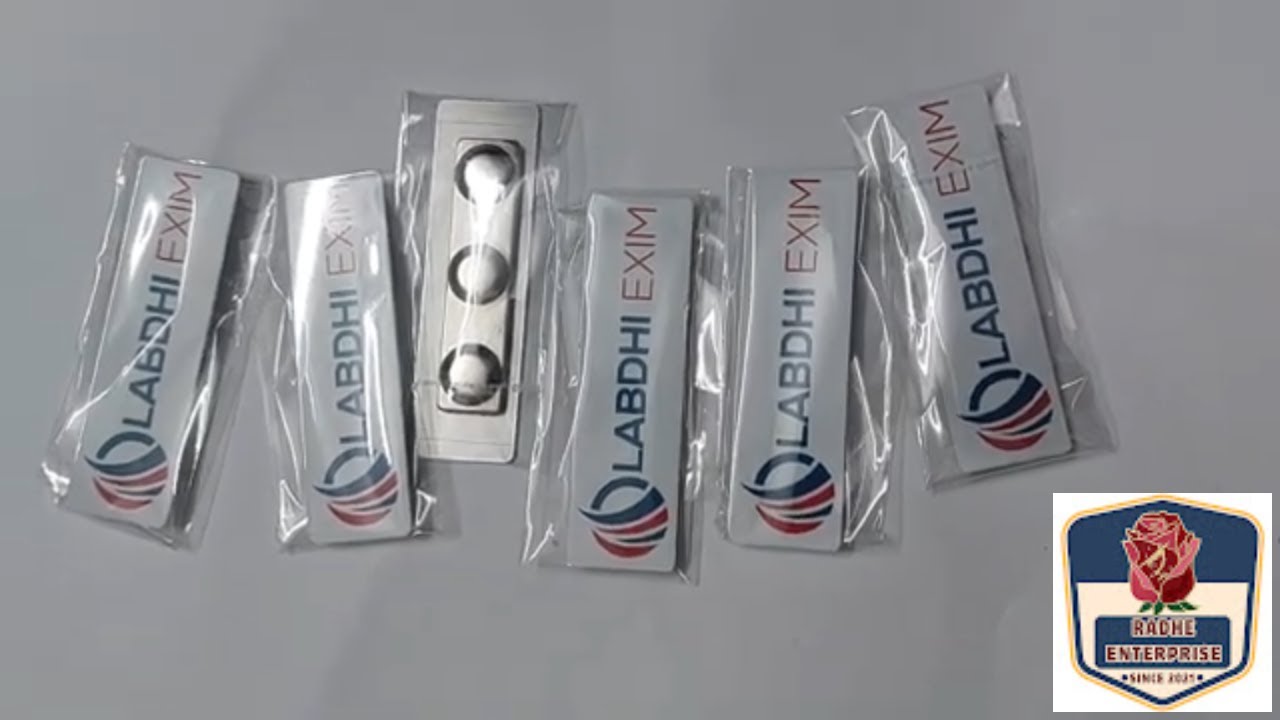 Everyday Projects: Custom Pocket Name Badges - YouTube