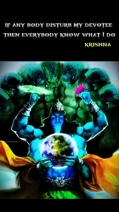 if any body disturb my devotee then everybody know what I do #shortsfeed #shorts #krishna - YouTube