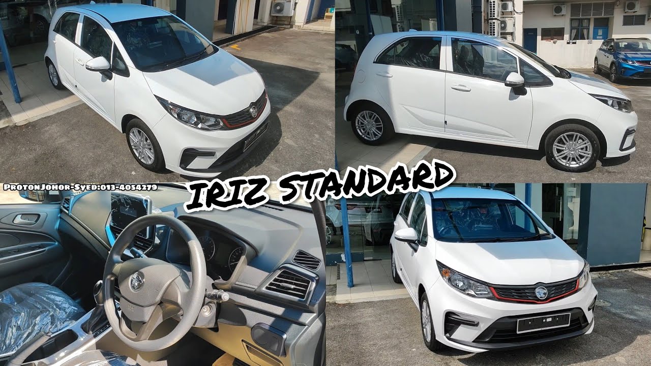 PROTON IRIZ STANDARD MC3 1.3CVT PUTIH WHITE SNOW - YouTube
